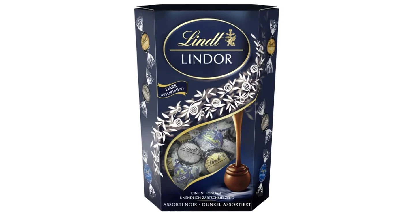 Lindt Lindor Mega Dark Assorted Chocolate Csokoládégolyó [337g ...