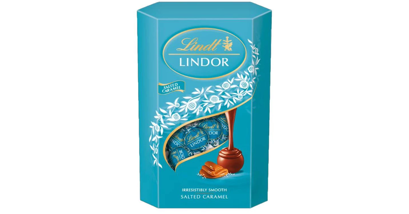 Lindt Lindor Mega Sós Karamell Csokoládégolyó [337g] - iDrinks.hu