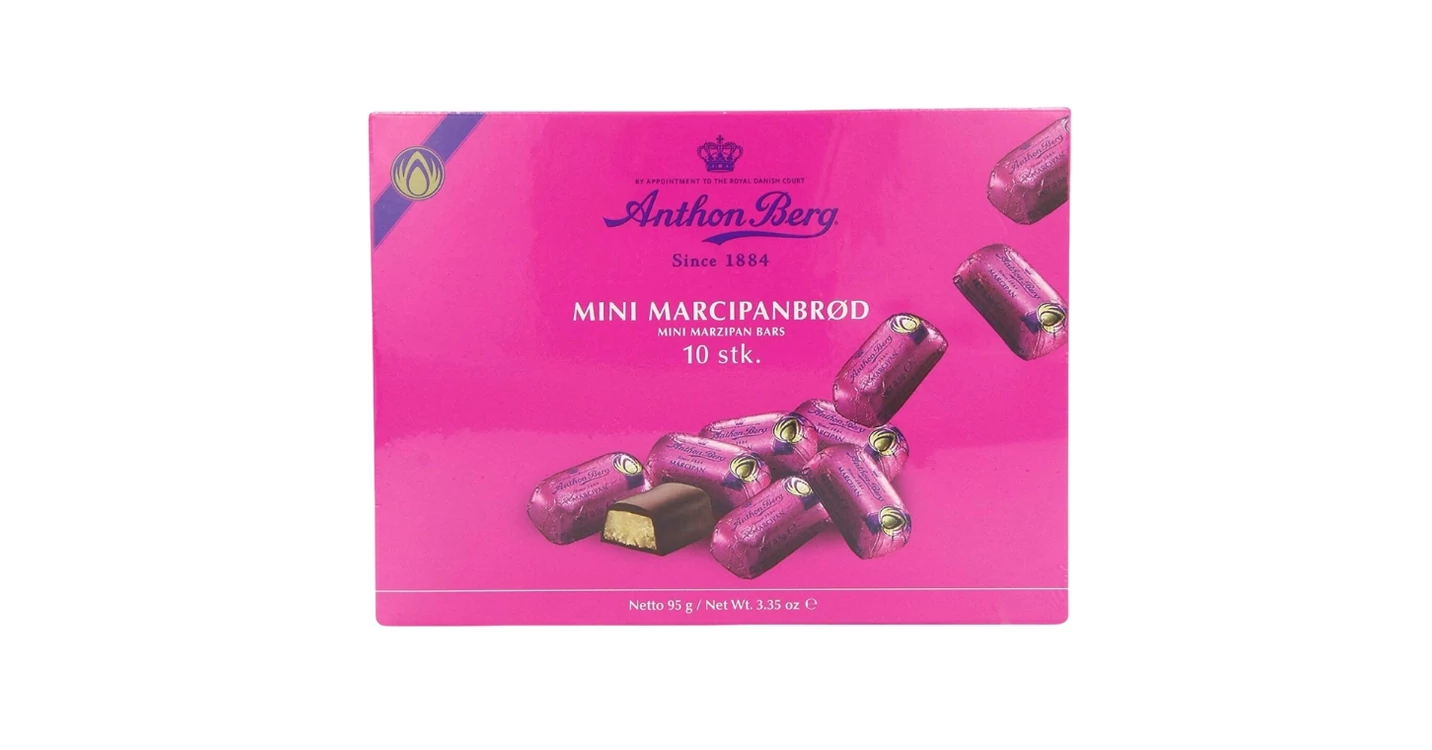 Anthon Berg Mini Marcipanbrod Marcipántallér [95g] - iDrinks.hu