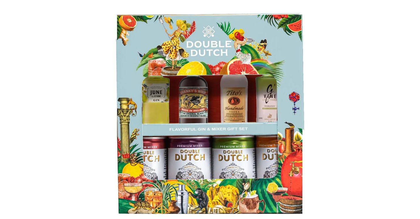 Double Dutch Flavourful Gin & Mixer Gift Set [0,8L|40%] - iDrinks.hu