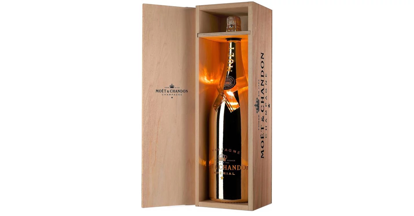 Moet & Chandon Imperial Brut Jeroboam Luminous Edition Champagne [3L|12 ...