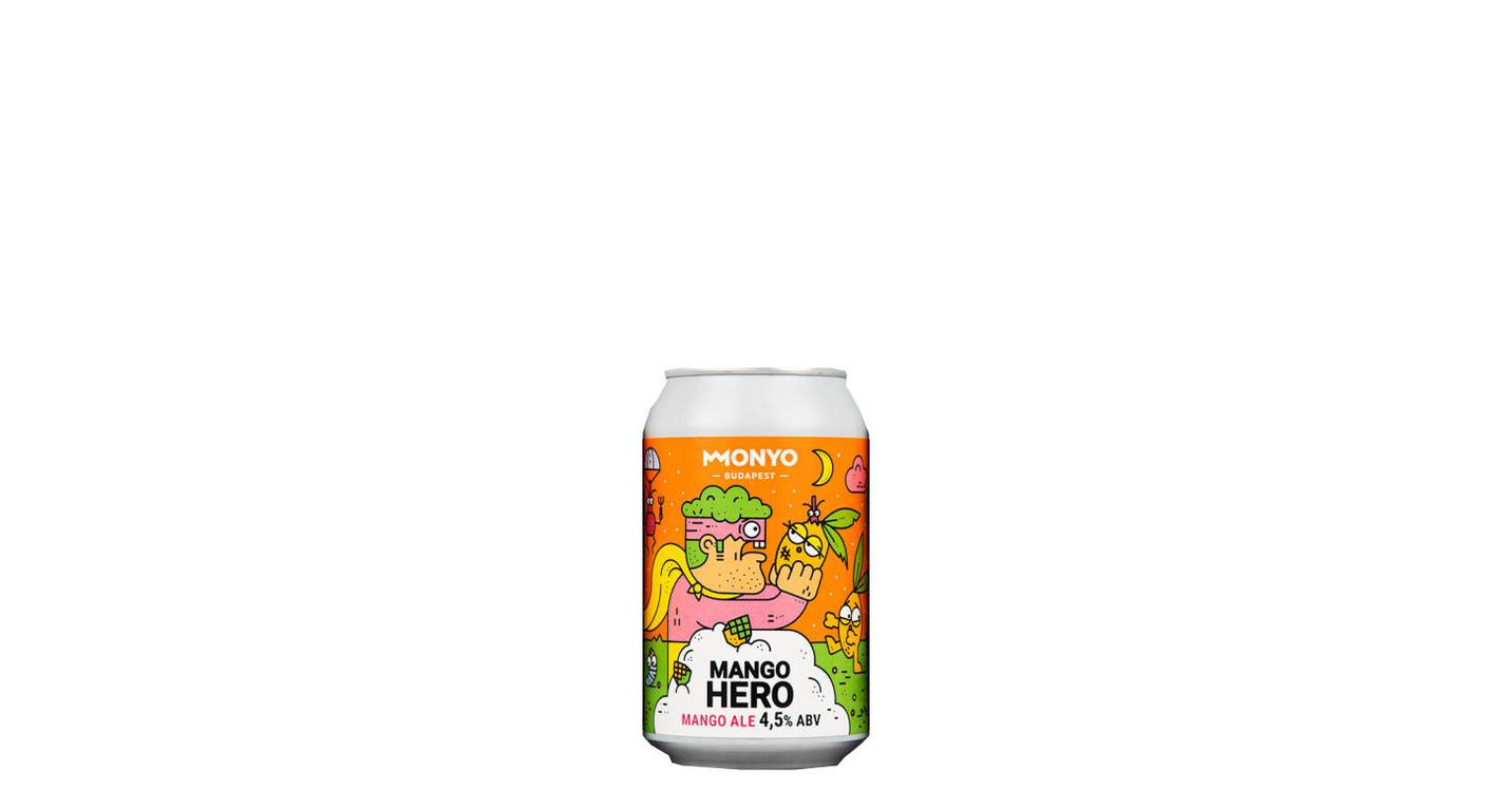 Monyo Mango Hero /Dobozos/ [0,33|4,5%] - iDrinks.hu