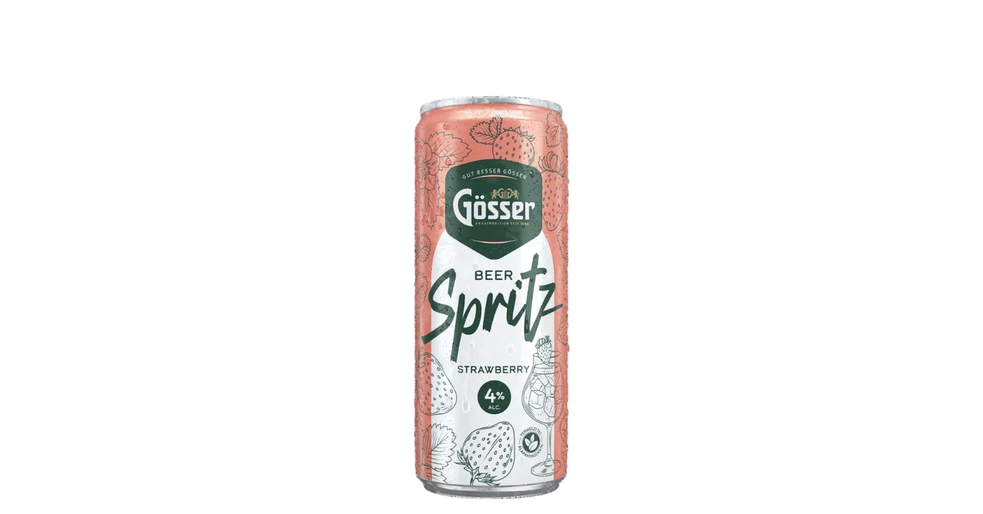 Gösser Spritz Strawberry /Dobozos/ [0,33L|4%] [24db/pack] - iDrinks.hu