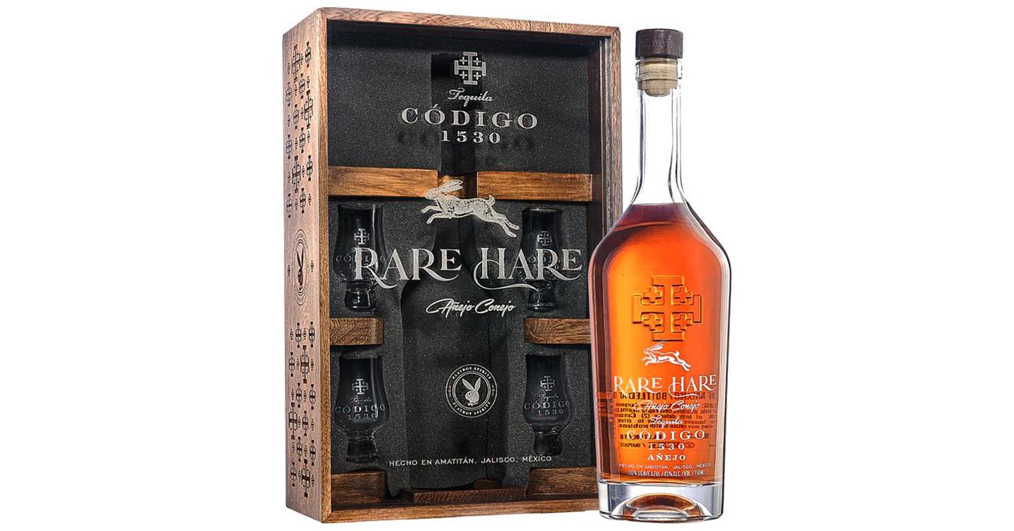Código Rare Hare Playboy Extra Anejo Tequila [0,75L|40%] - iDrinks.hu
