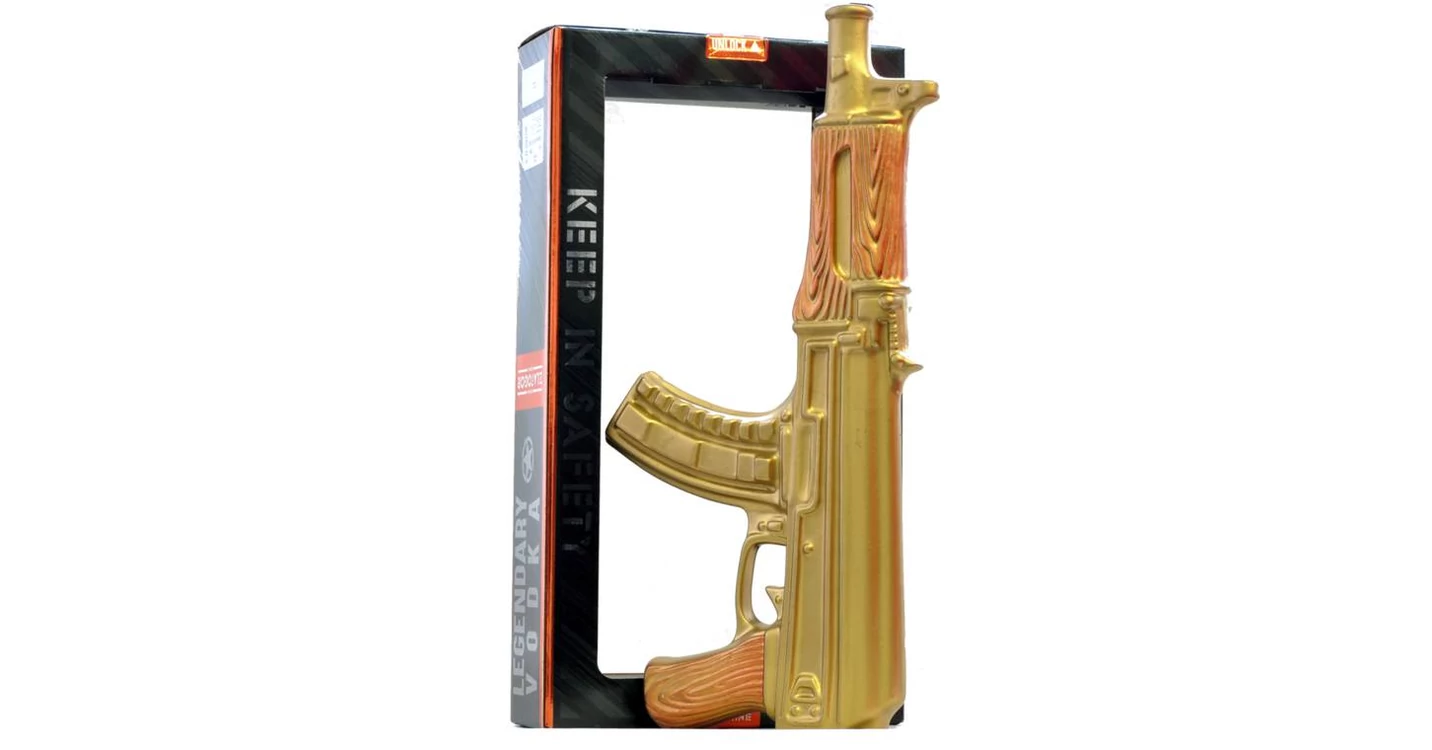 Zlatogor Kalashnikov Ak 47 Gold Vodka [0,7L|40%] - iDrinks.hu