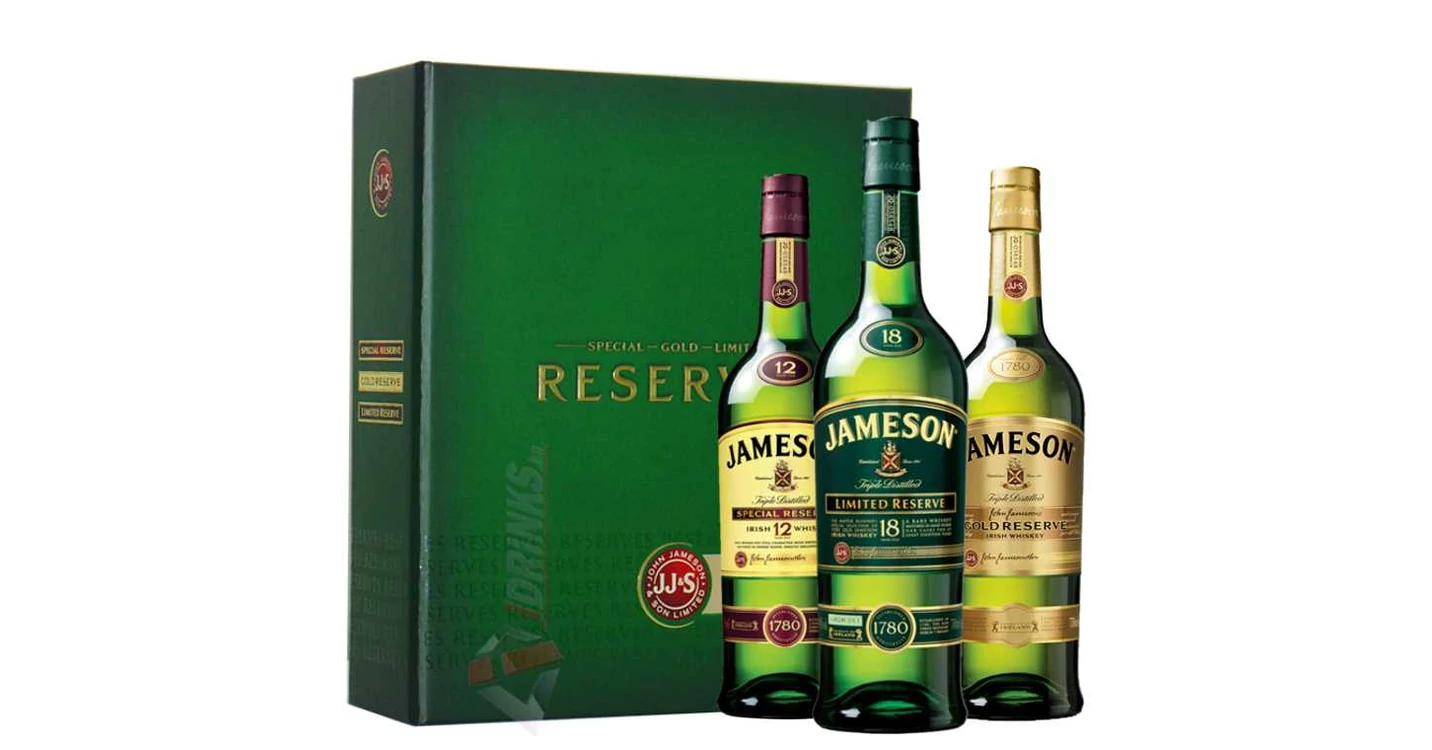 Jameson Whiskey Reserves Pack [3*0,2L|40%] - iDrinks.hu