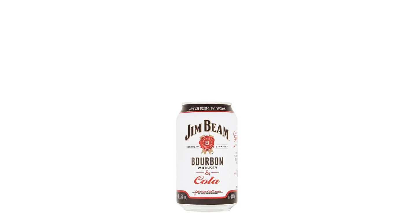 Jim Beam & Cola RTD [0,33L|4,5%] - iDrinks.hu