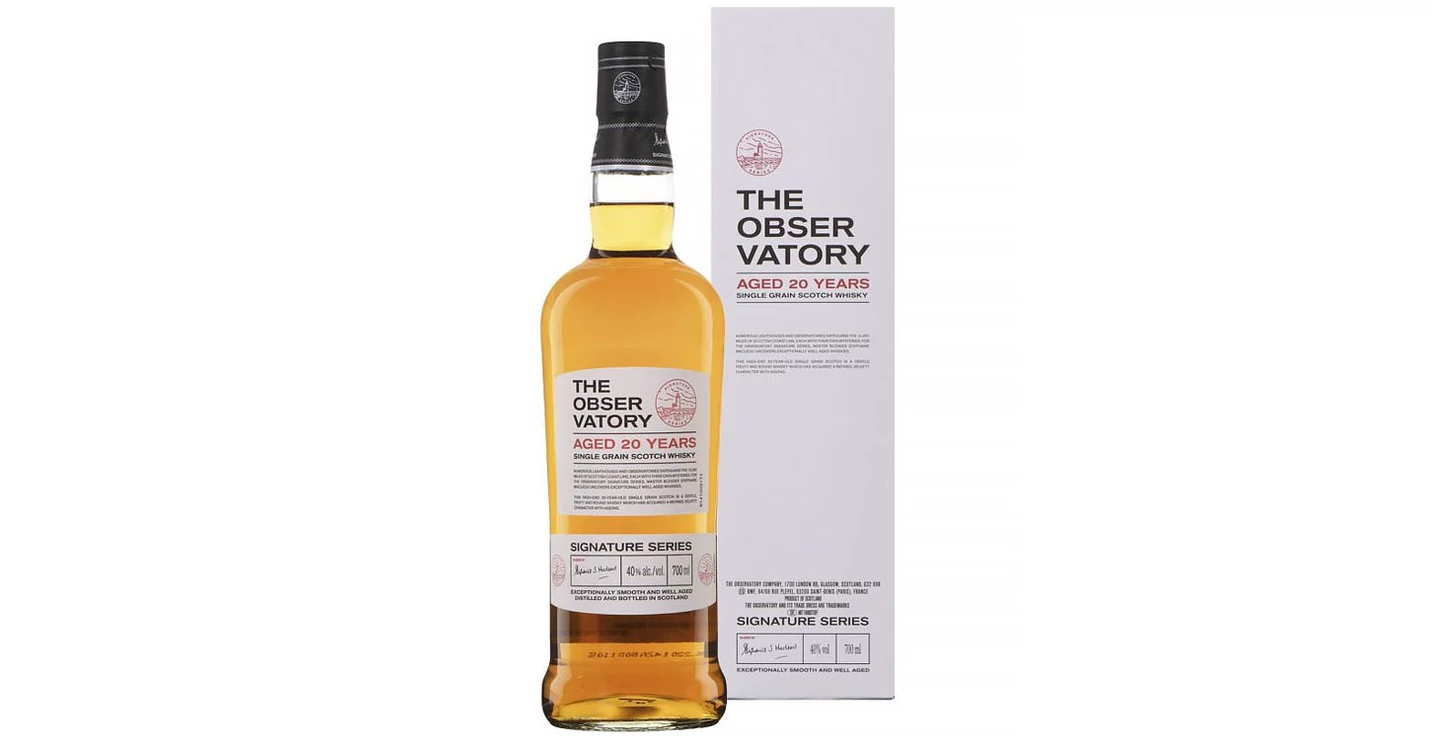 The Observatory 20 Years Single Grain Whisky [0,7L|40%] - iDrinks.hu