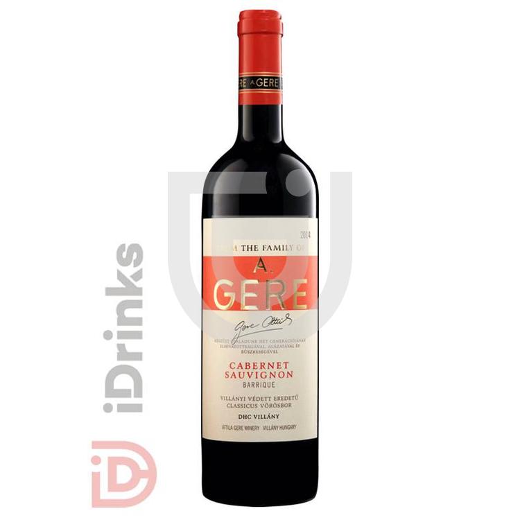 Gere Cabernet Sauvignon Barrique [0,75L|2015] - iDrinks.hu