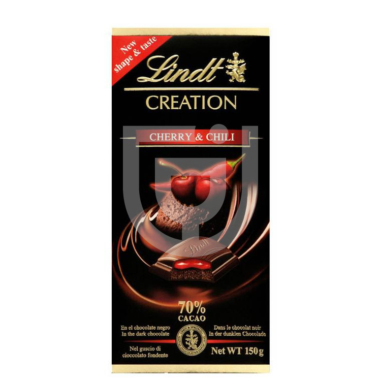 Lindt Creation 70% Cherry & Chilli Étcsokoládé [150g] - iDrinks.hu
