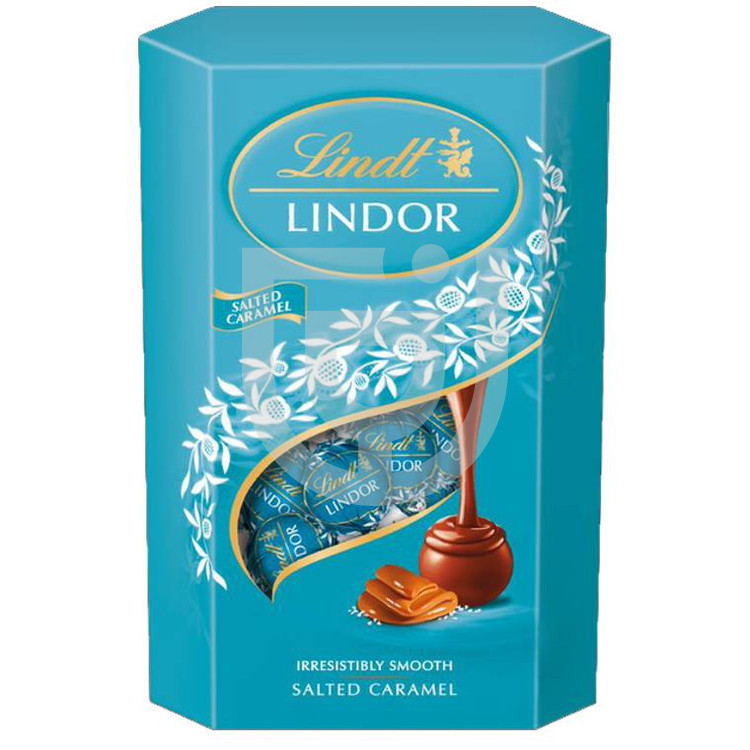 Lindt Lindor Mega Sós Karamell Csokoládégolyó [337g] - iDrinks.hu