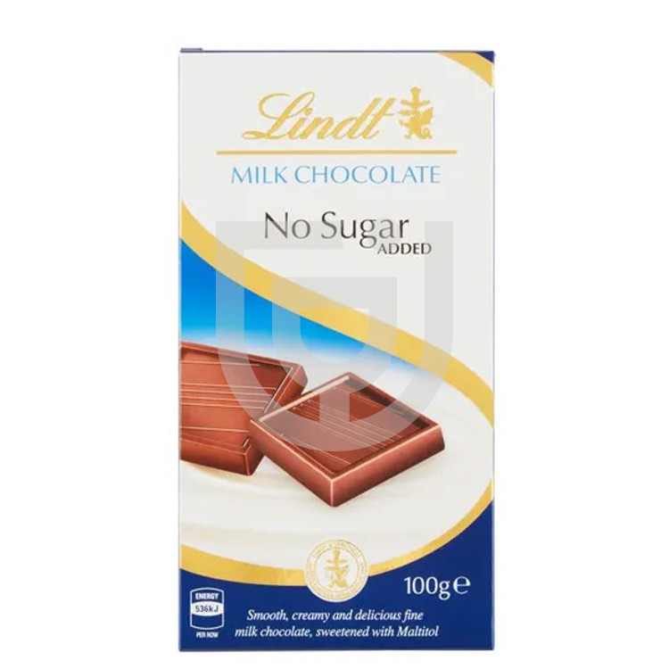 Lindt No Sugar Added Milk Táblás Csokoládé [100g] - iDrinks.hu