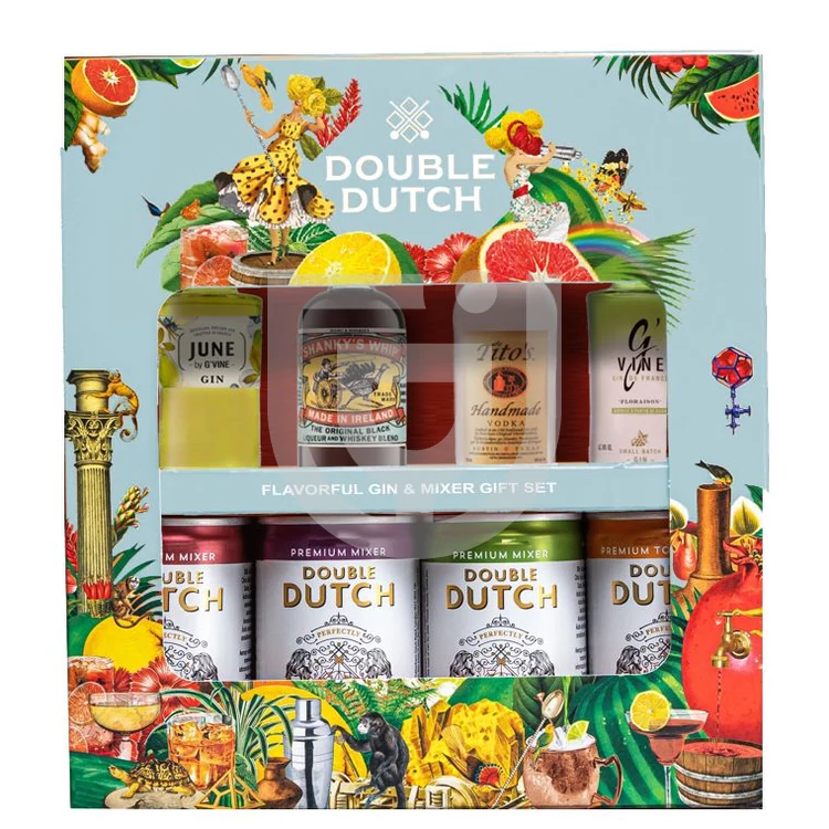 Double Dutch Flavourful Gin & Mixer Gift Set [0,8L|40%] - iDrinks.hu
