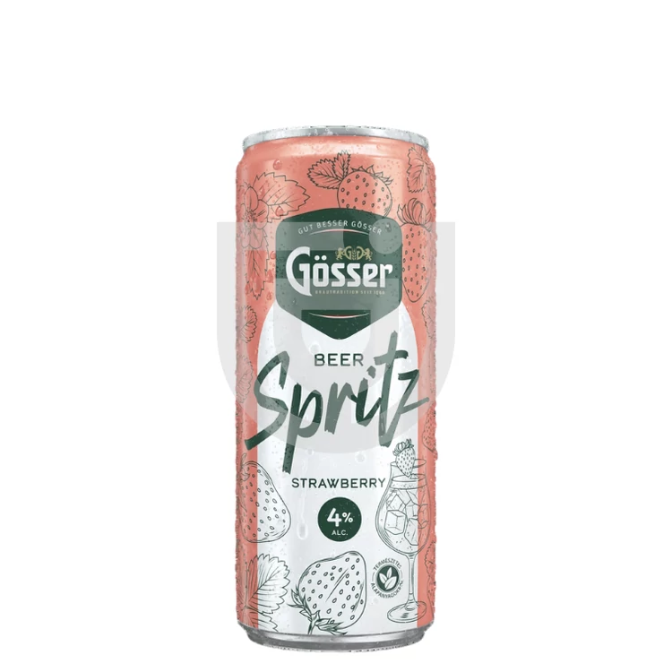 Gösser Spritz Strawberry /Dobozos/ [0,33L|4%] [24db/pack] - iDrinks.hu