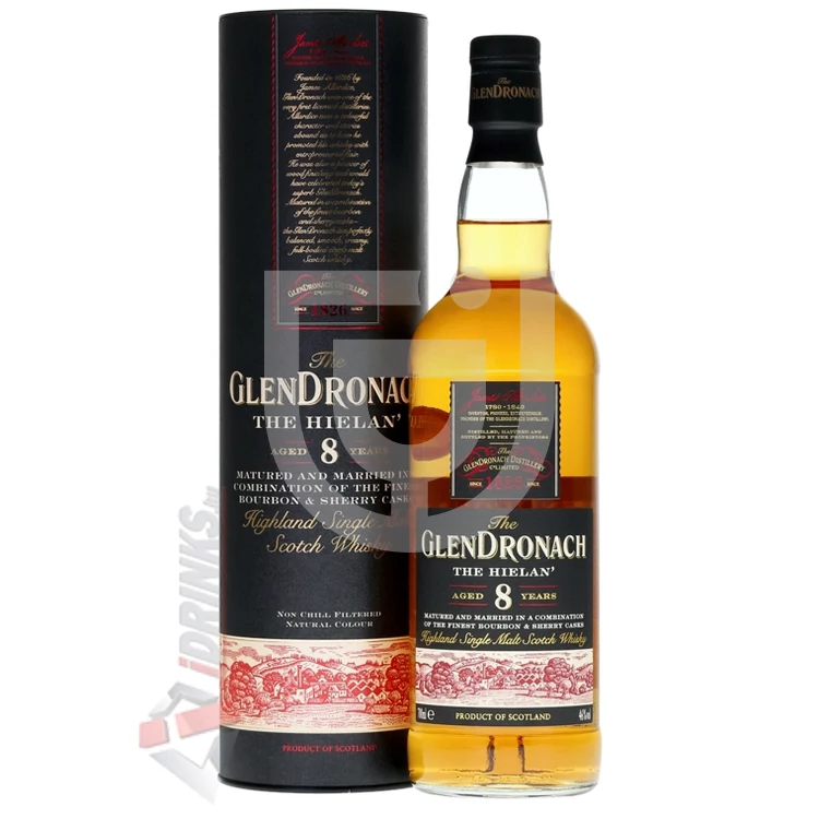GlenDronach 8 Years The Hielan Whisky [0,7L|46%] - iDrinks.hu