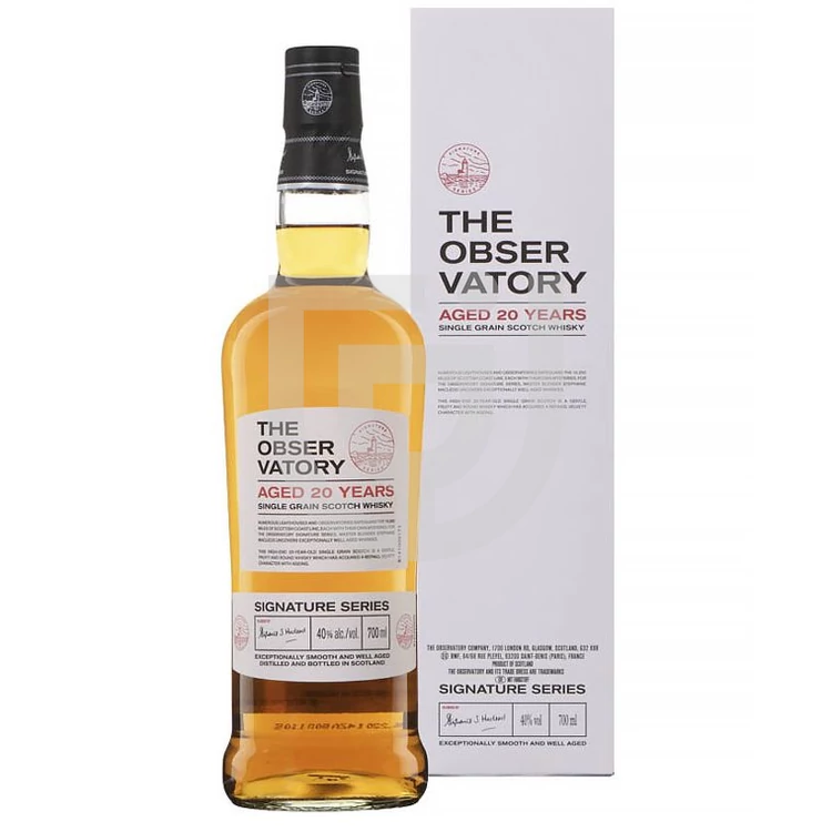The Observatory 20 Years Single Grain Whisky [0,7L|40%] - iDrinks.hu